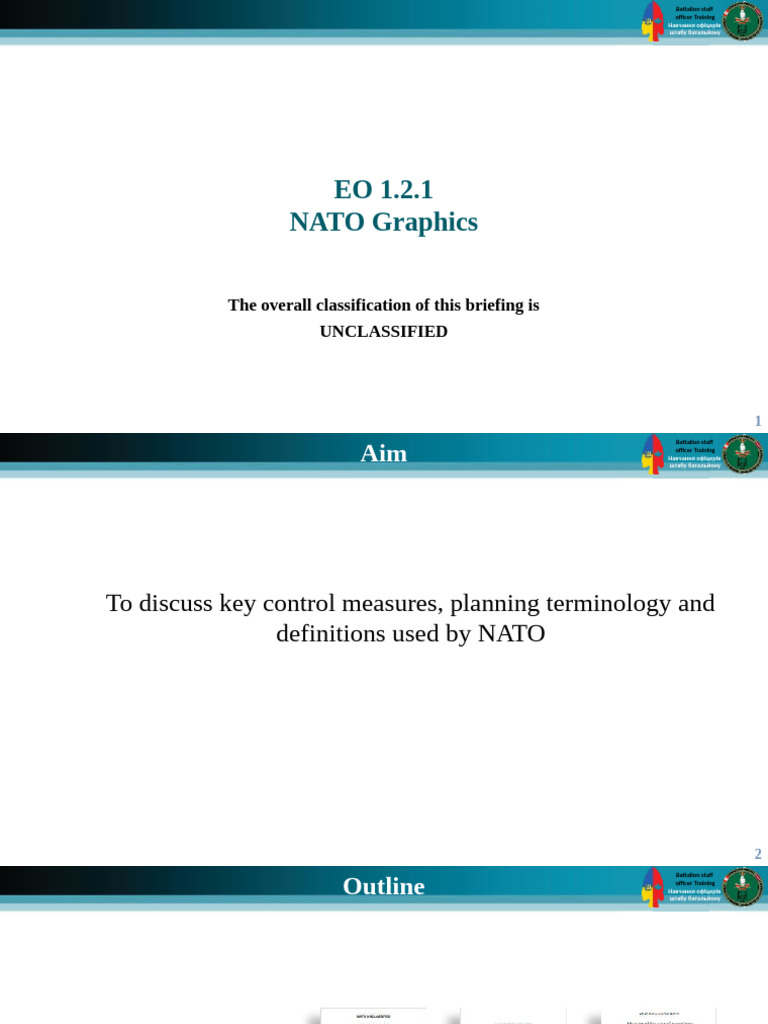 NATO Tactical Graphics Training | PDF | Battalion | Company (Military Unit)