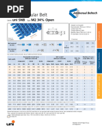 uni QNB C Modular Conveyor Belt Datasheet | PDF | Belt (Mechanical ...