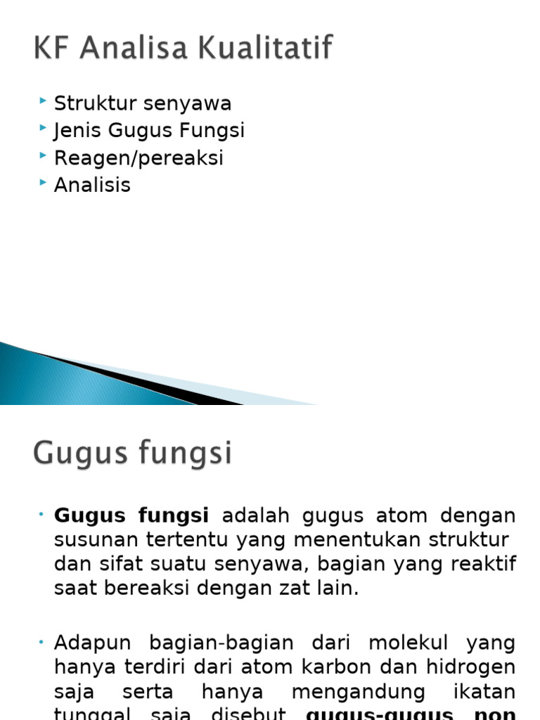 KF Analisis Kualitatif Gugus Fungsi | PDF