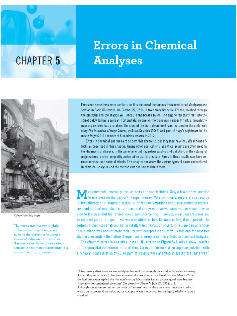 Chapter 1 Errors | PDF