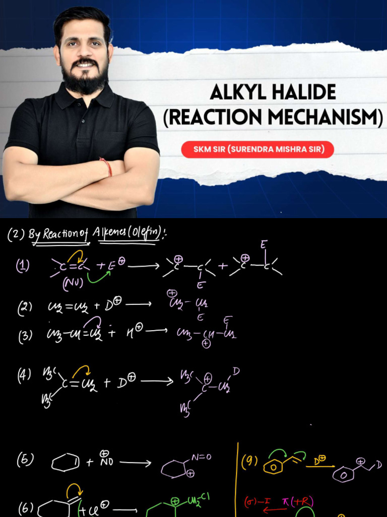 Alkyl Halide Reaction Mechanism - L-06 (Class Notes) - Reagent of ...
