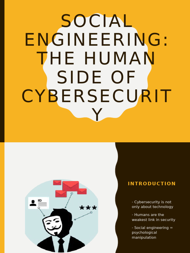 Understanding Social Engineering in Cybersecurity | PDF