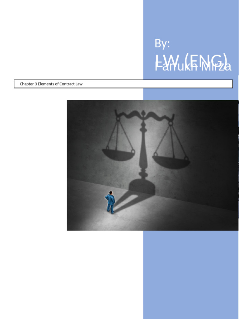 Essential Elements of Contract Law | PDF | Offer And Acceptance ...