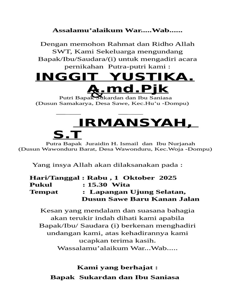 Desain Hitanan Atau Sunat - Fix | PDF