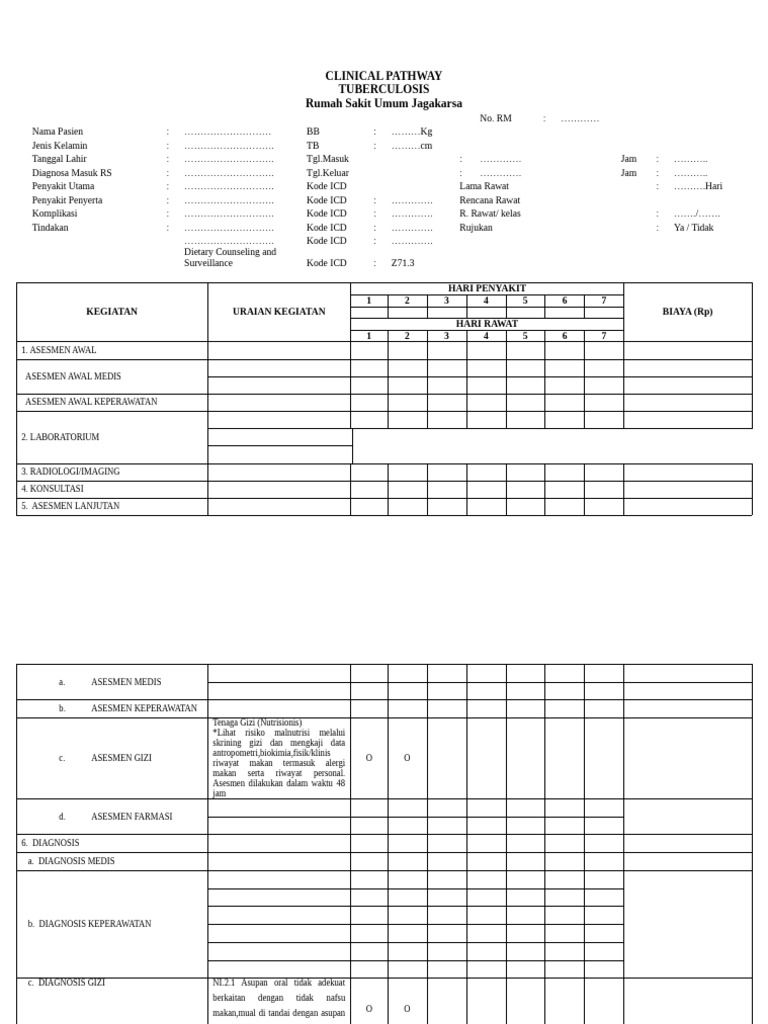 TB Clinical Pathway | PDF