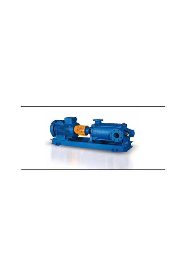 Orca OMK Multistage Pump SM | PDF | Pump | Bearing (Mechanical)