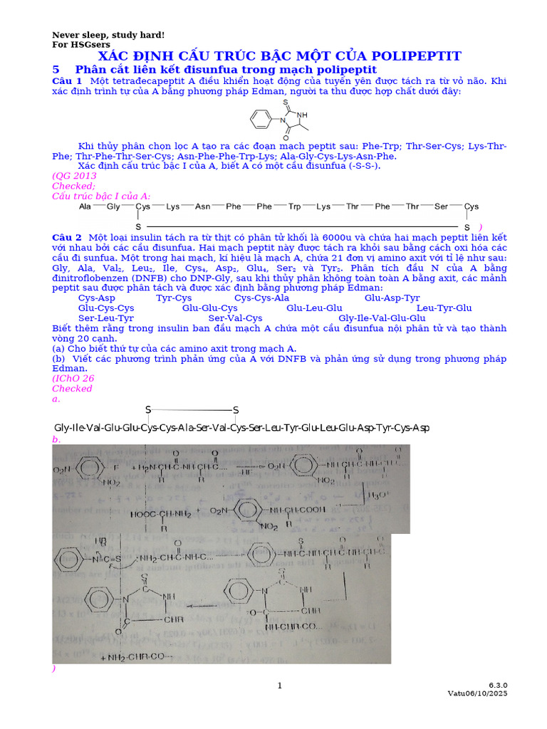 Chuyen de 05 Polypeptit Xac Dinh Cau Truc Bac Mot Phan Cat Lien Ket ...
