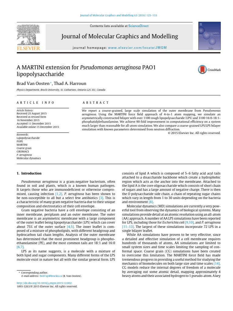 1-s2.0-S1093326315300899-main | PDF | Lipopolysaccharide | Lipid Bilayer