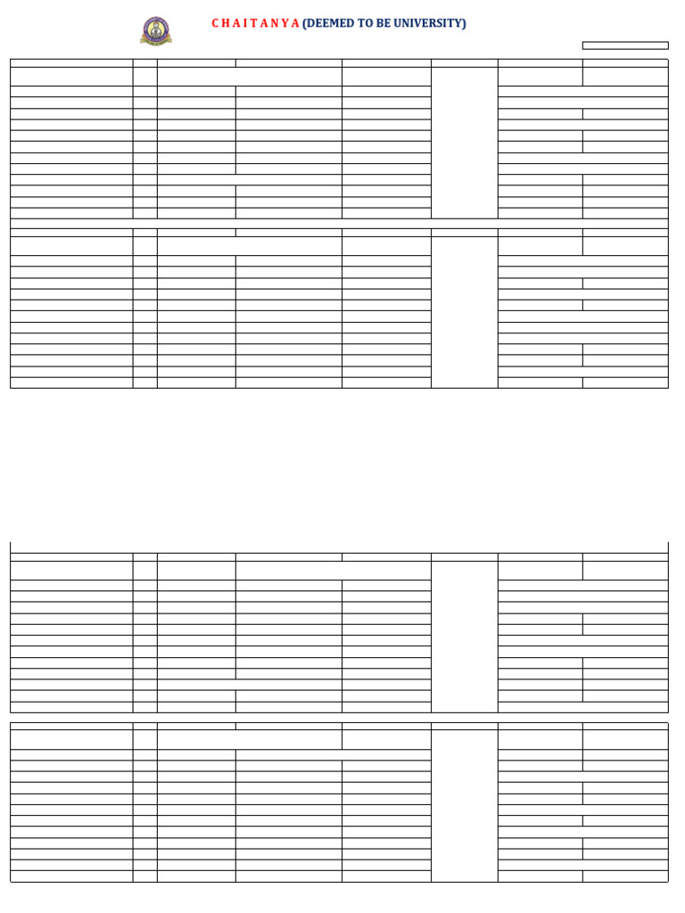 I Semester Regular Time Table 2024 Hyderabd Campus Final | PDF