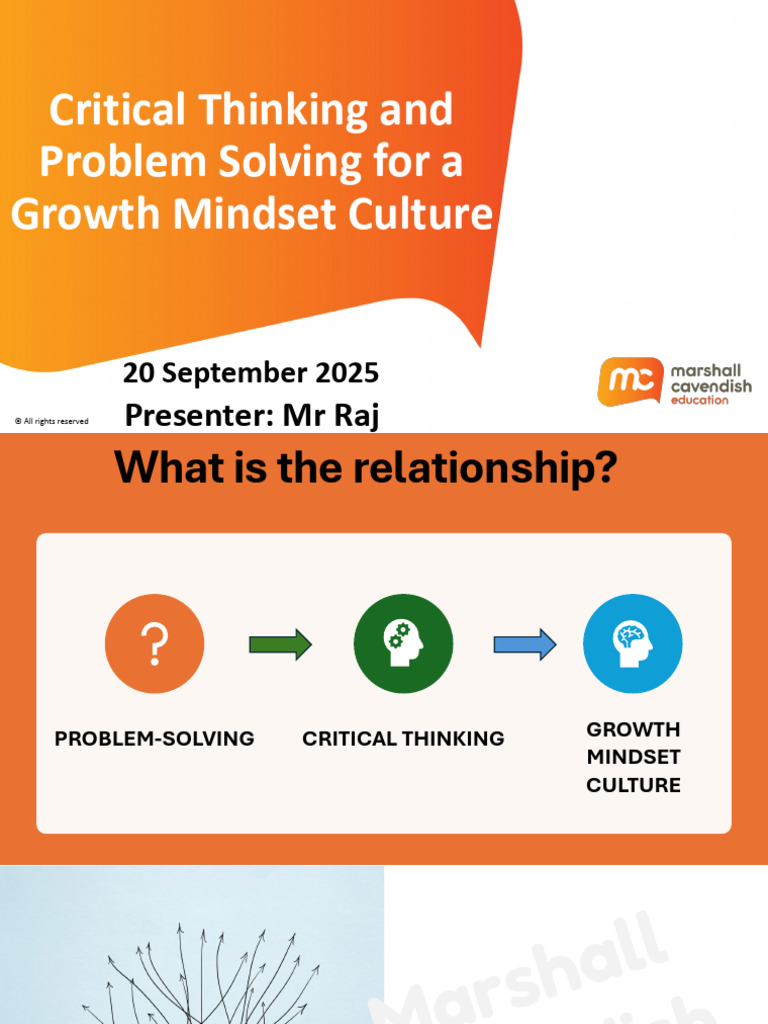 Critical Thinking for Growth Mindset | PDF | Mindset | Critical Thinking