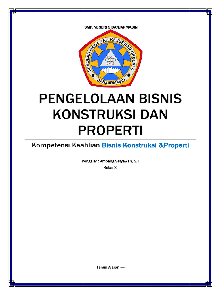 Jenis Diagram Penjadwalan Proyek Konstruksi | PDF