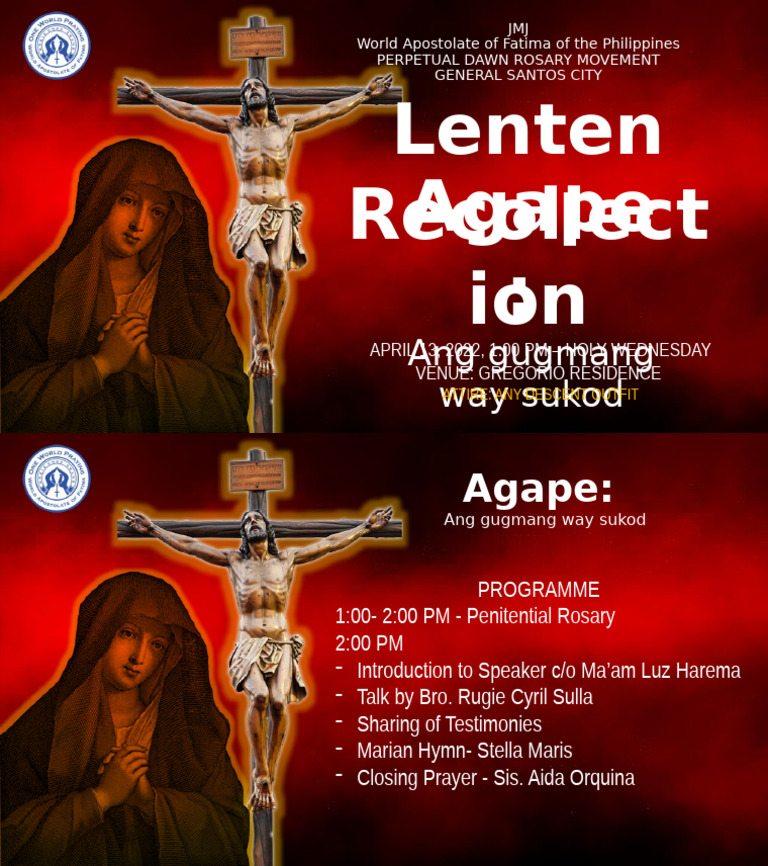 Lenten Recollection | PDF