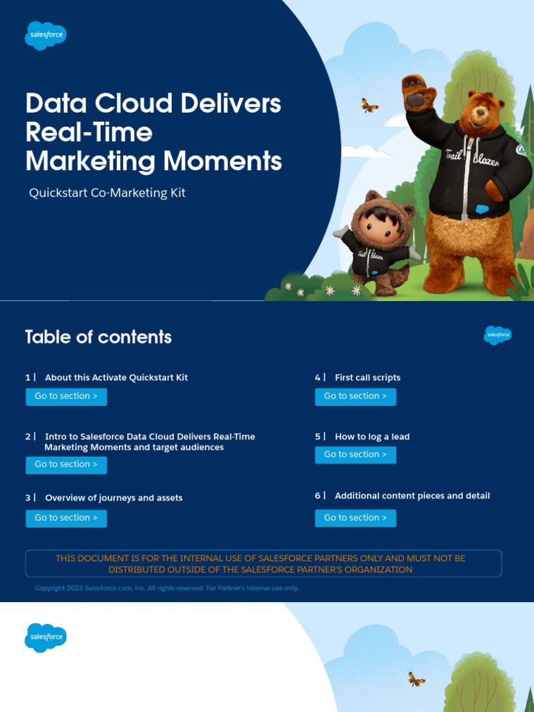 Quickstart PocketGuide Marketing Data Play | PDF | Marketing | Cloud ...