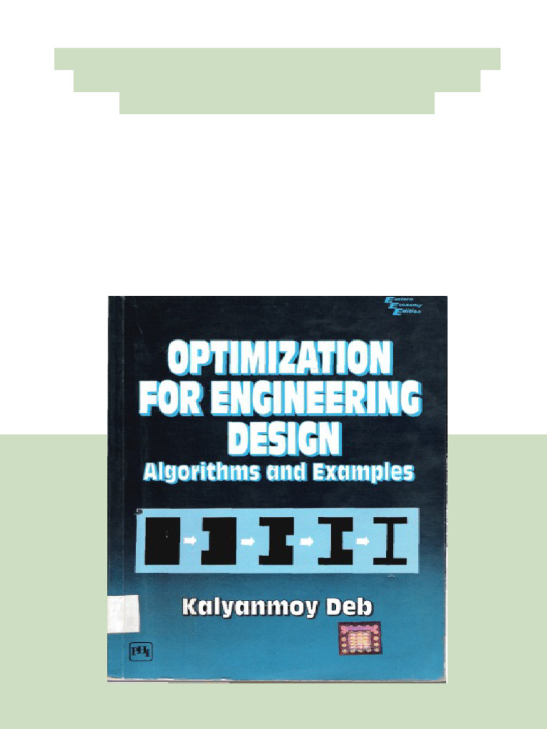 Optimization for engineering design algorithms and examples ...