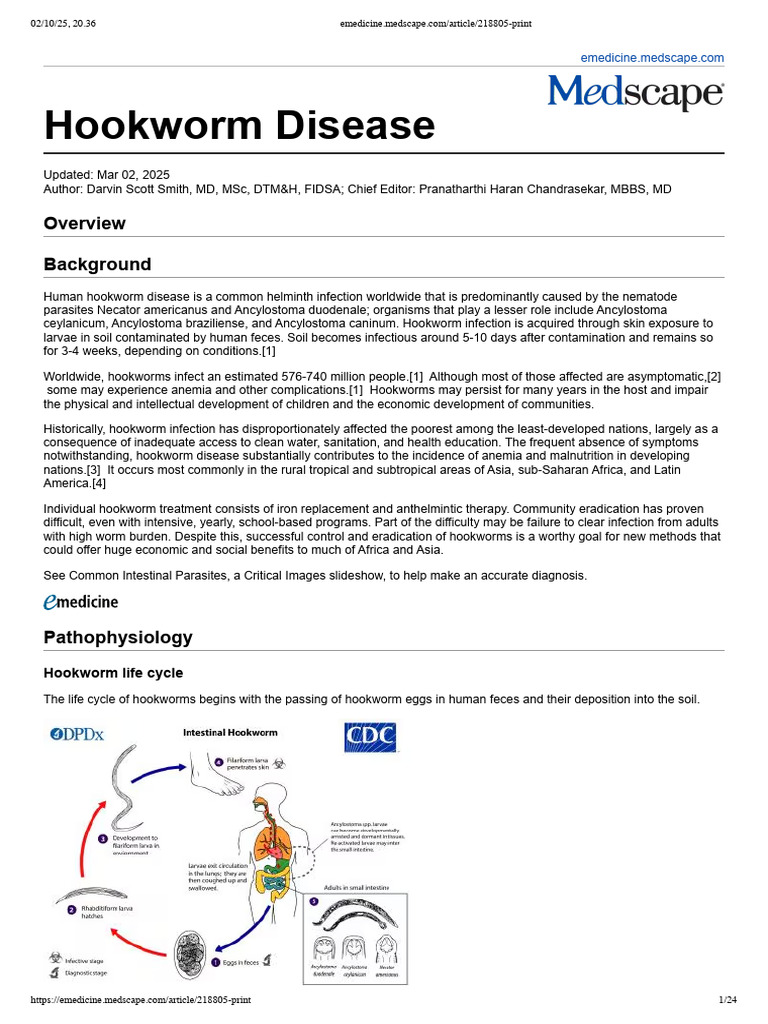 Medscape Tinjauan Teori Skripsi, Cacing Tambang | PDF | T Helper Cell ...