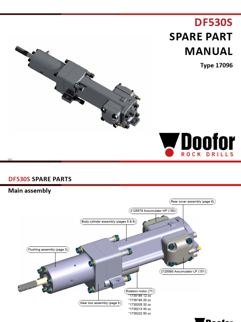 DF530S Type Spare Part Book EN I1F2 | PDF | Valve | Washer (Hardware)