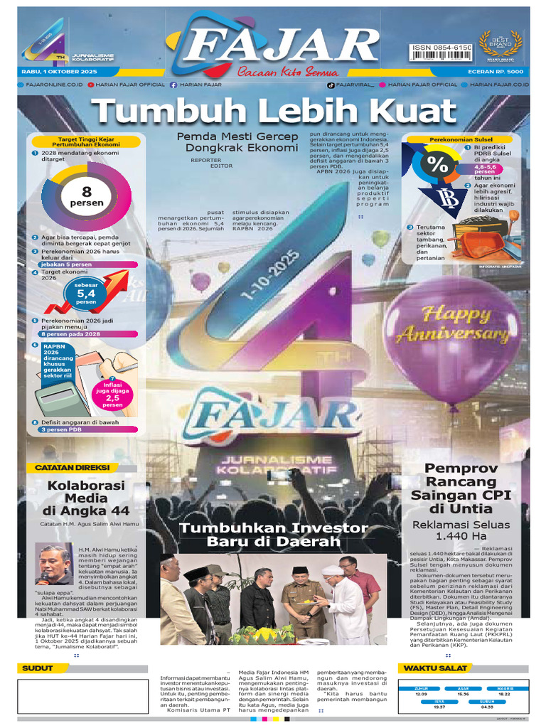 Pemda Gercep Genjot Ekonomi Daerah 2026 | PDF