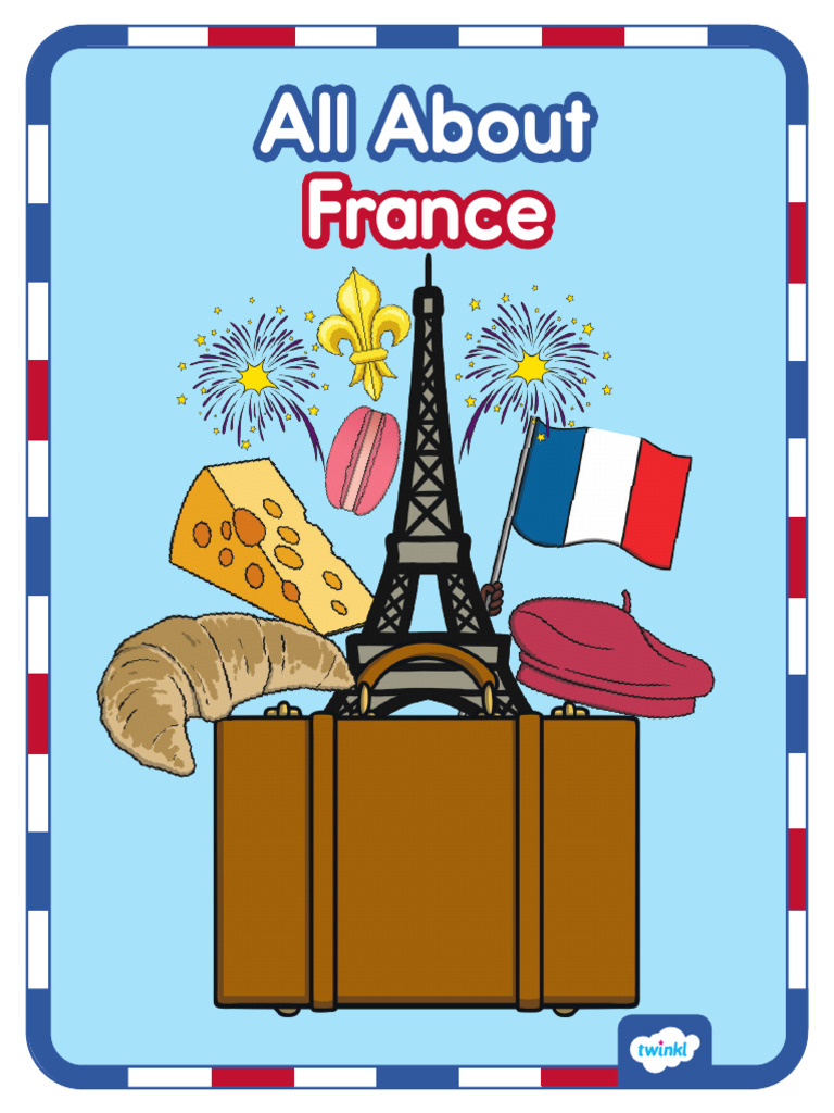 Color All About France Activity Booklet | PDF