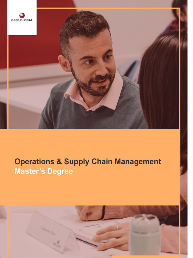 MSC Operations & Supply Chain Management Brochure | PDF