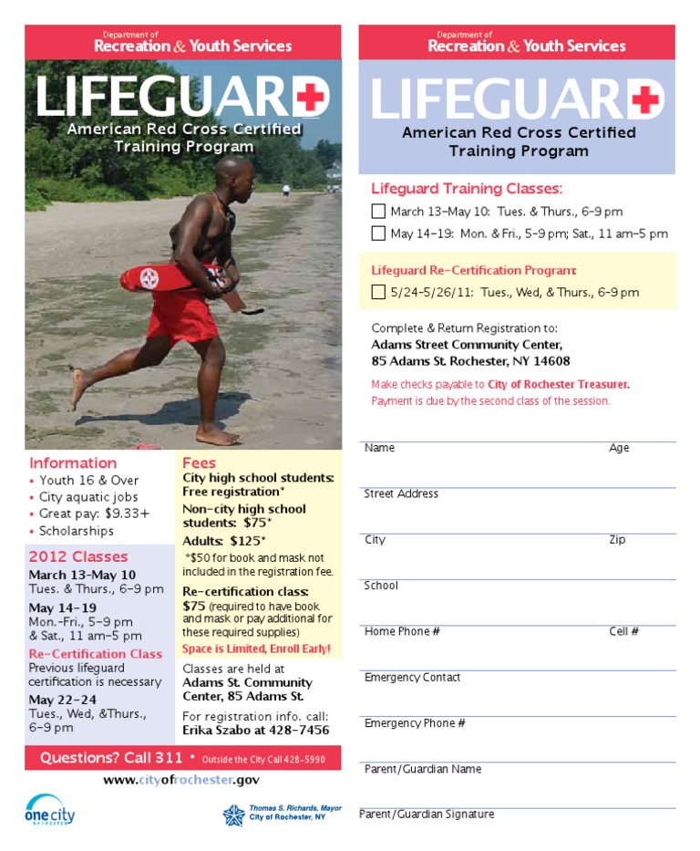 WEB Lifeguard Flier | PDF | Career & Growth