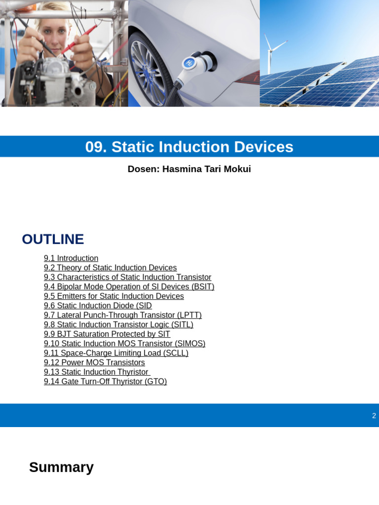 Overview of Static Induction Devices | PDF | Mosfet | Field Effect ...