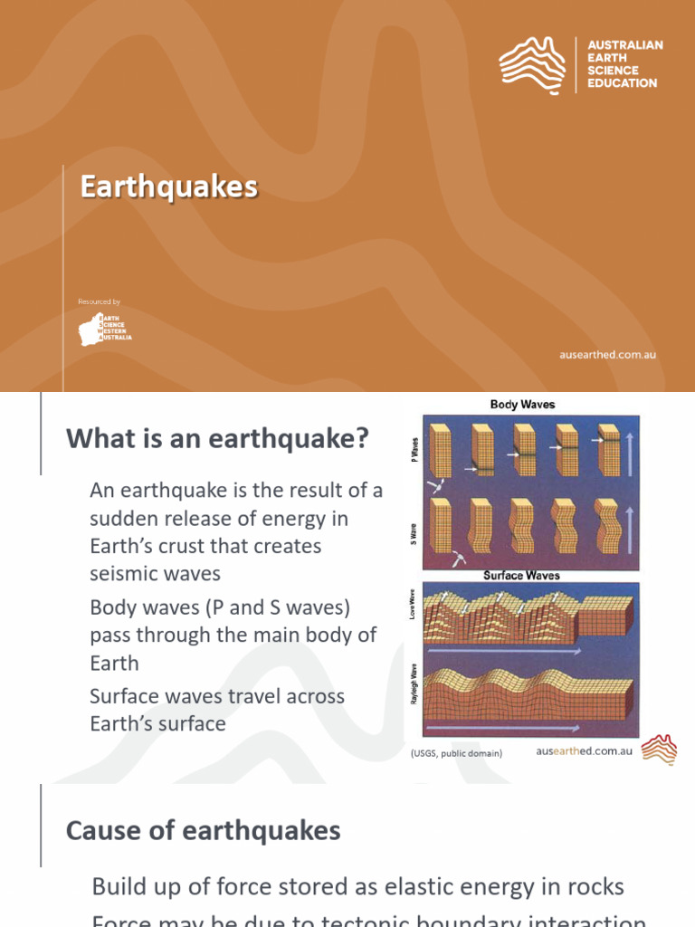 Earthquakes Presentation | PDF