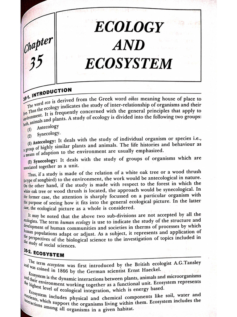 Paper 2 Unit 1 (Ecology) | PDF