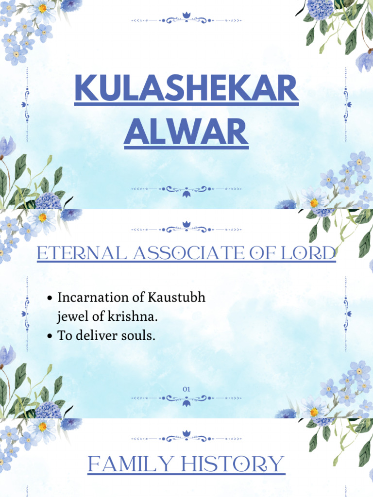 Kulashekar Alwar | PDF