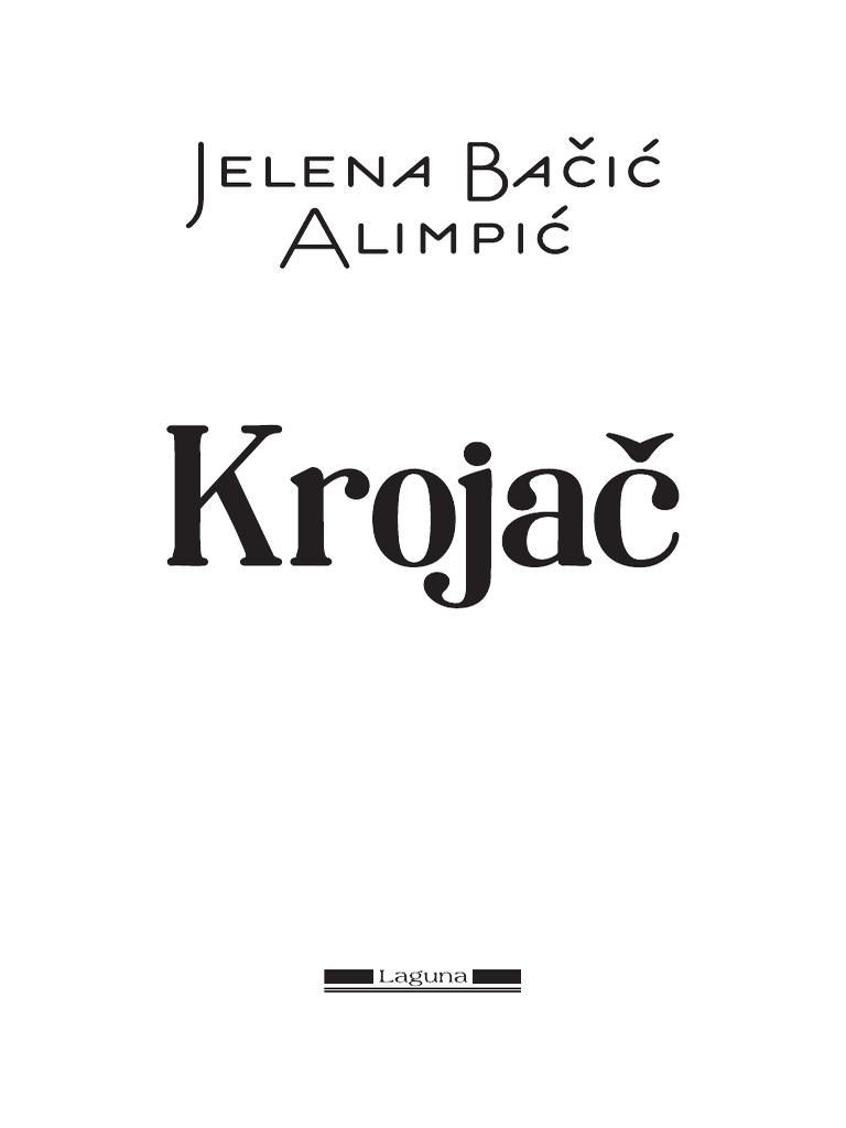 Laguna Krojac | PDF