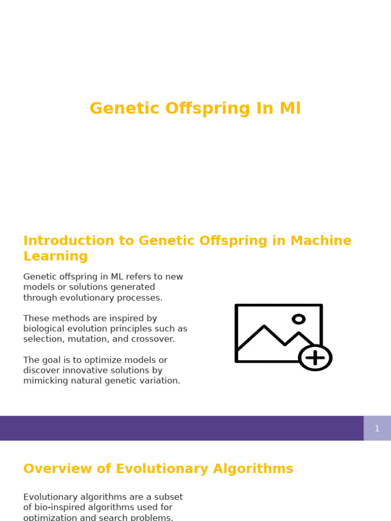 Genetic Offspring in Machine Learning | PDF | Genetic Algorithm ...