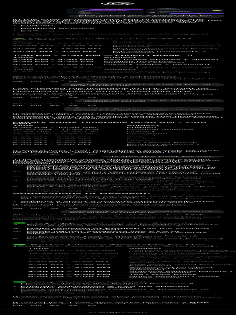 Library Study Timetable | PDF