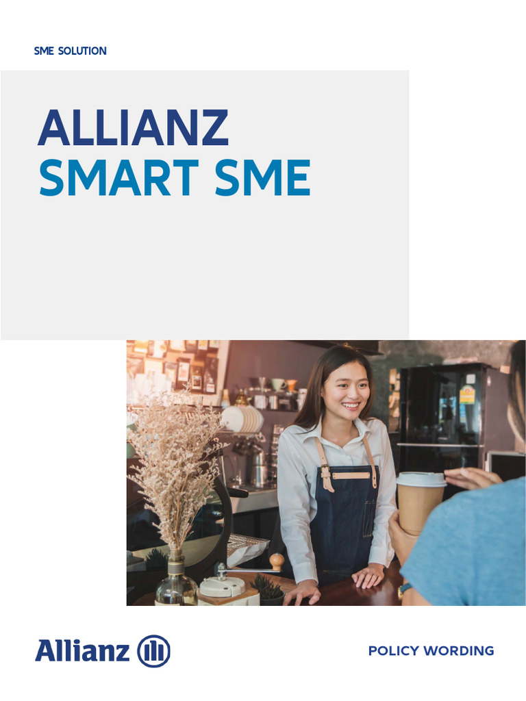 SME Allianz | PDF | Liability Insurance | Indemnity
