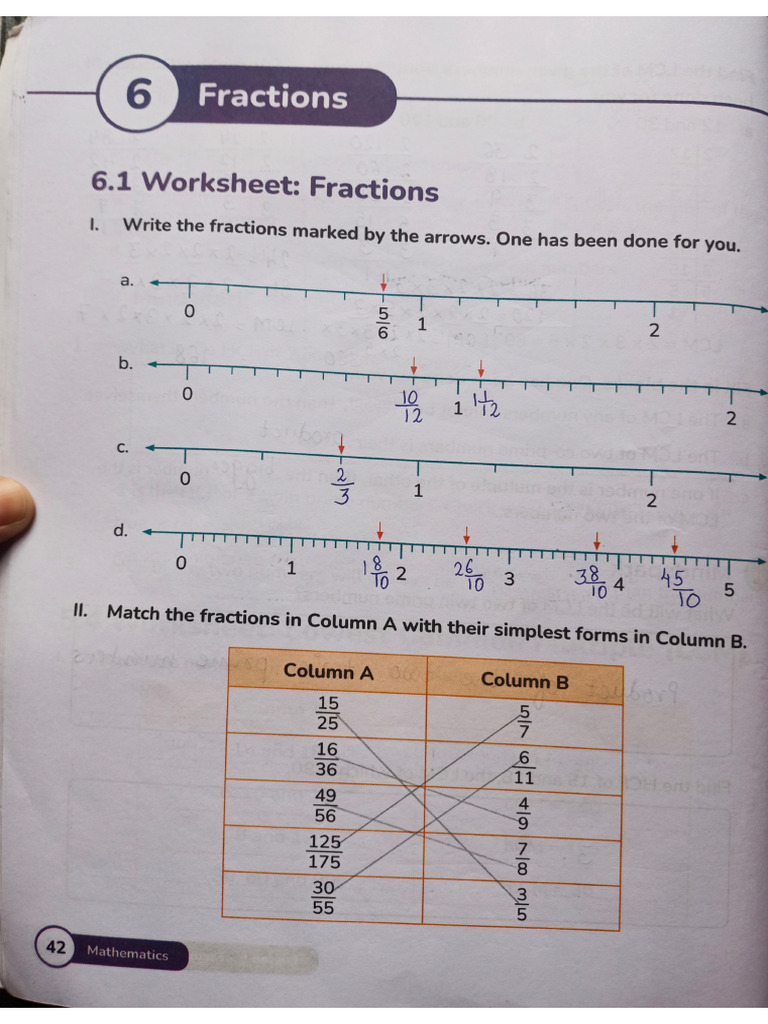 Fractions (Workbook) ... | PDF