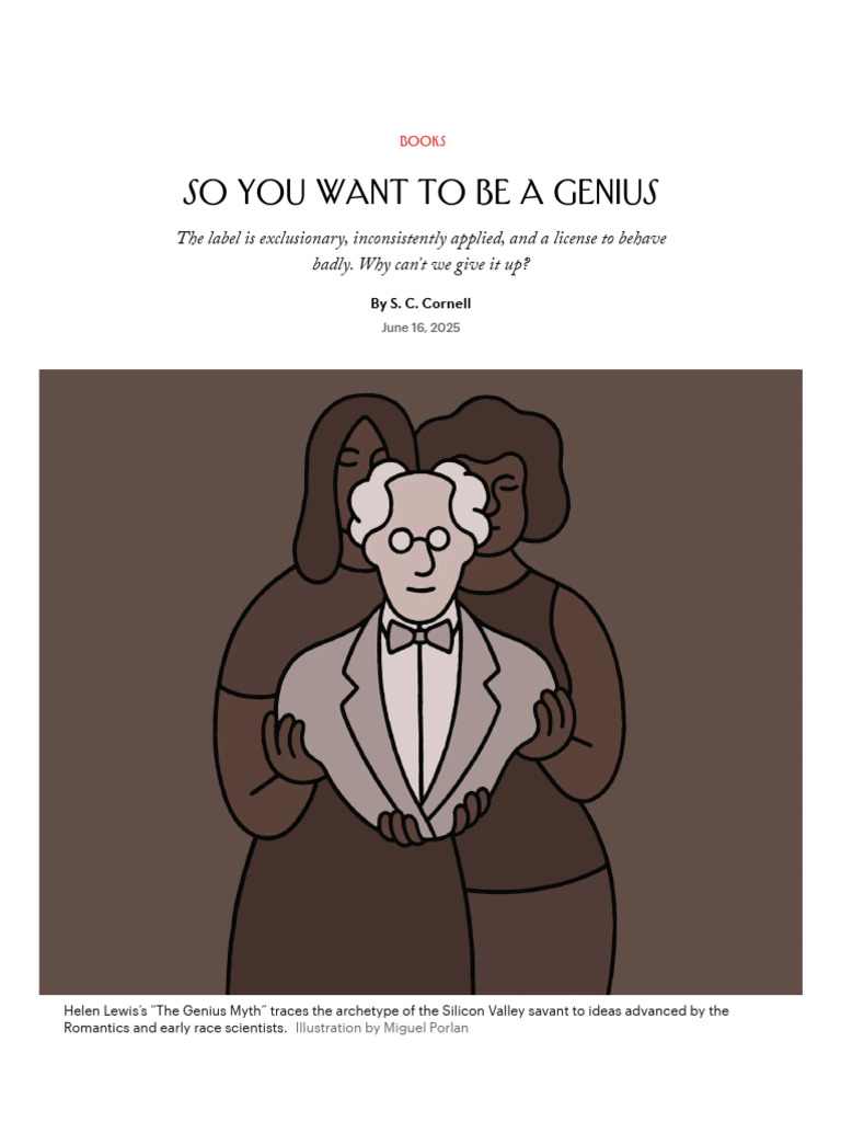 The Genius Myth: A Critical Analysis | PDF | Genius | Intelligence Quotient