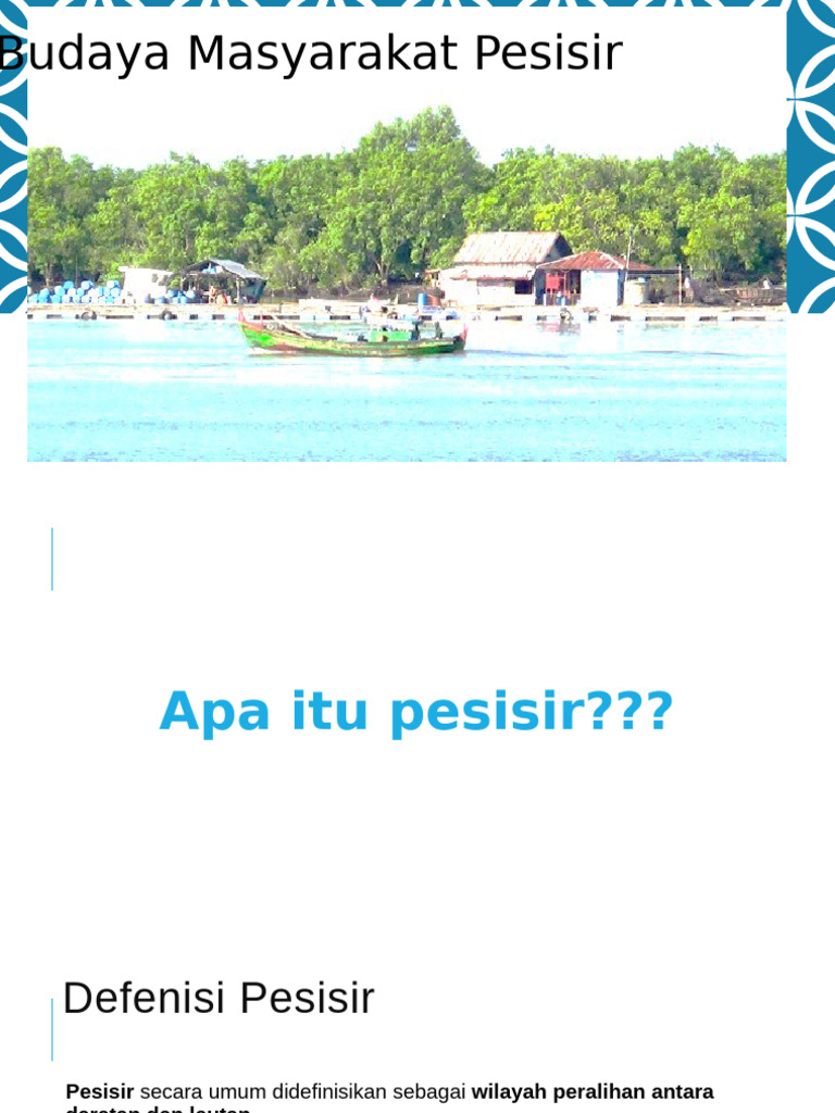 Materi Singkat Sosiologi Pesisir Perikanan | PDF