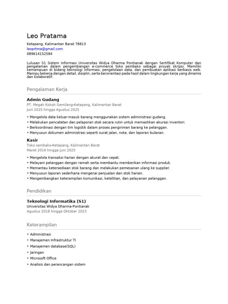 Resume | PDF