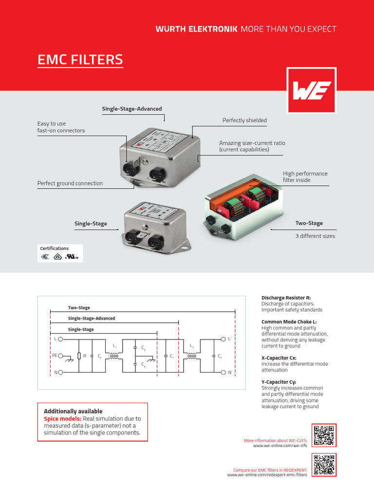 O156212v446 Catalogue - EMC Filters (Rev1) | PDF | Manufactured Goods ...