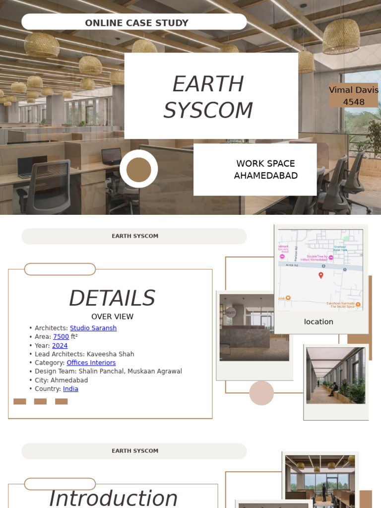 Earth Syscom Office Design Case Study | PDF | Architectural Design ...