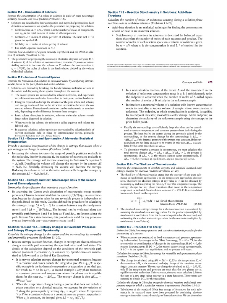 CHEM Cheat Sheet | PDF