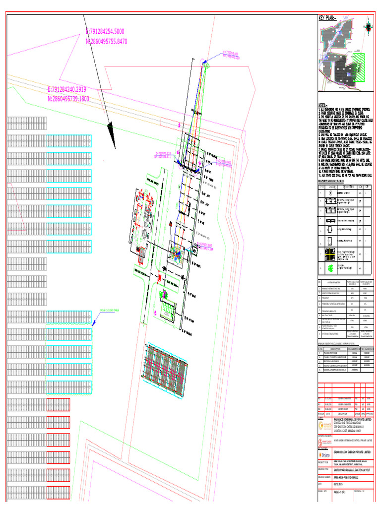 Substation Plan & Elevation Layout r03 03.10.2025-2 | PDF