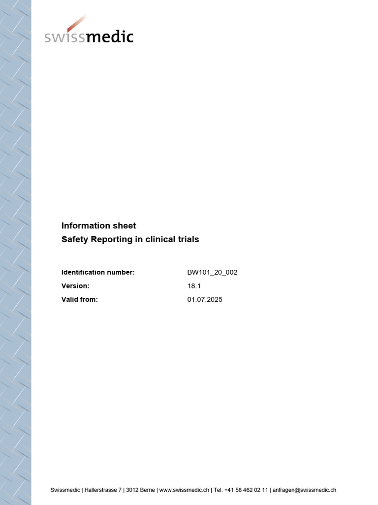SUSAR Reporting Guidelines for Trials | PDF | Clinical Trial | Clinical ...