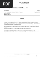 Cambridge AS & A Level Business Mark Scheme | PDF | Budget | Demand