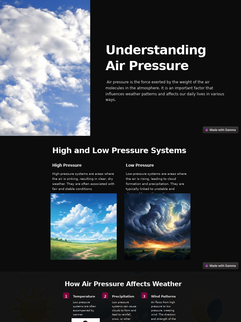 Diagram of Atmospheric Pressure Belts | PDF