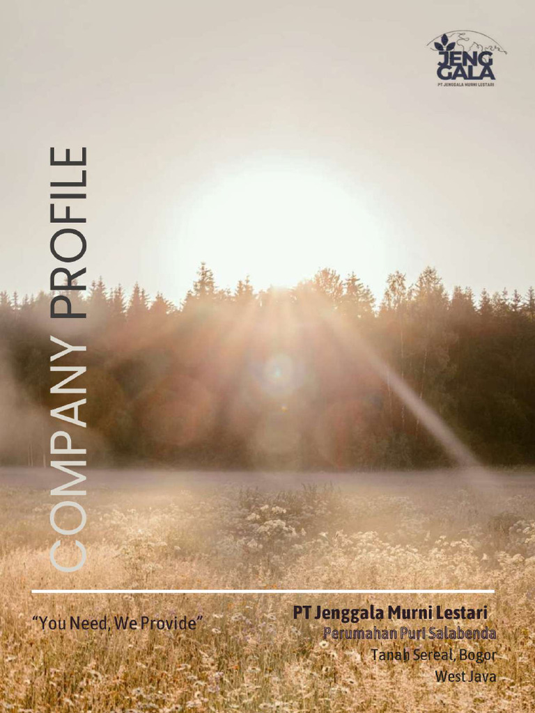 Compro PT Jenggala 2025 | PDF