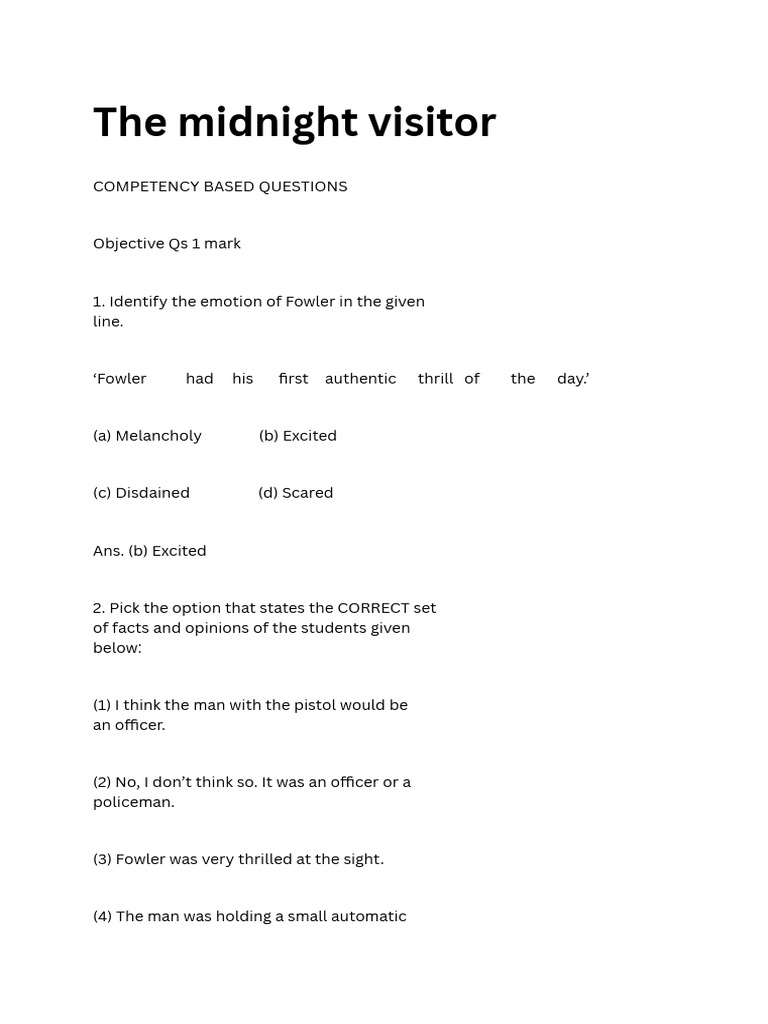 The Midnight Visitor - 20250825 - 181210 - 0000 | PDF | Espionage