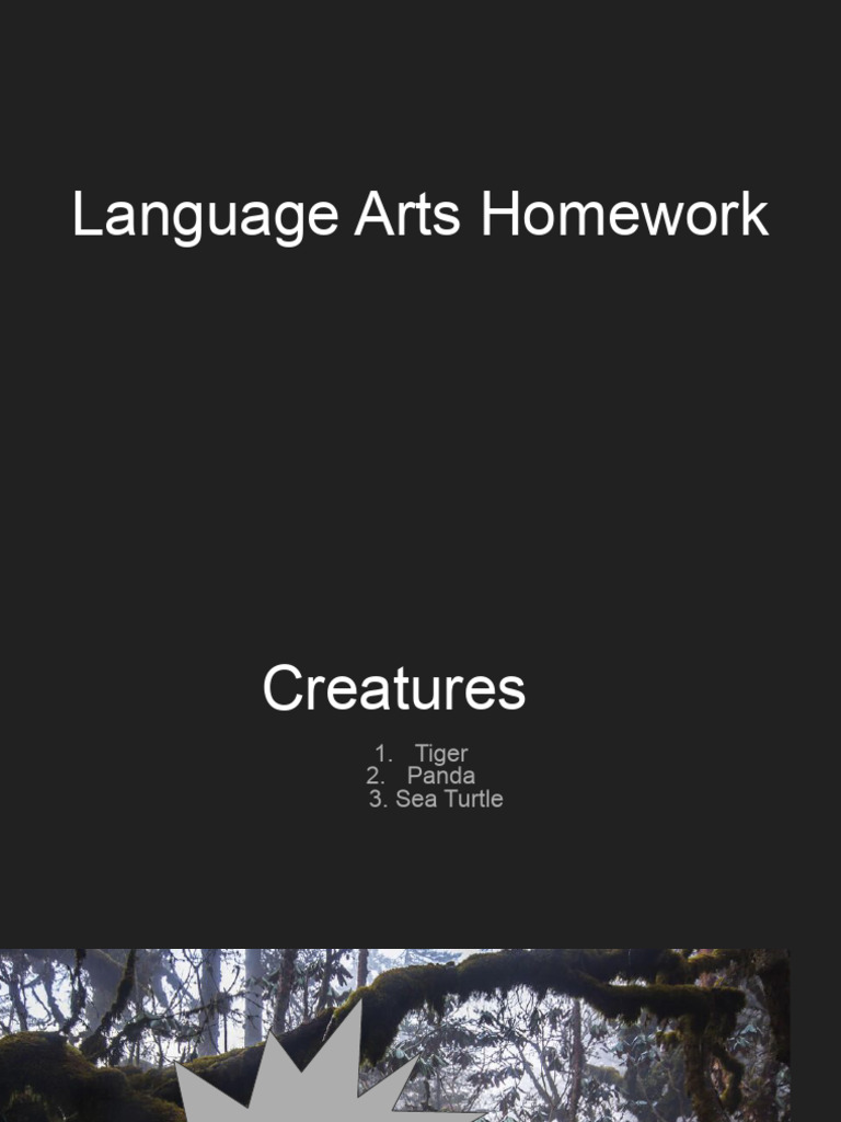 Language Arts Homework | PDF