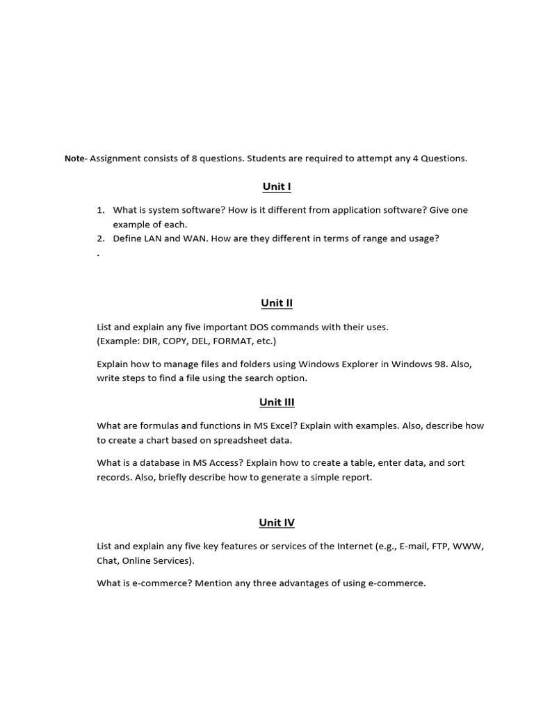 SEC Elementary Computer Applications | PDF