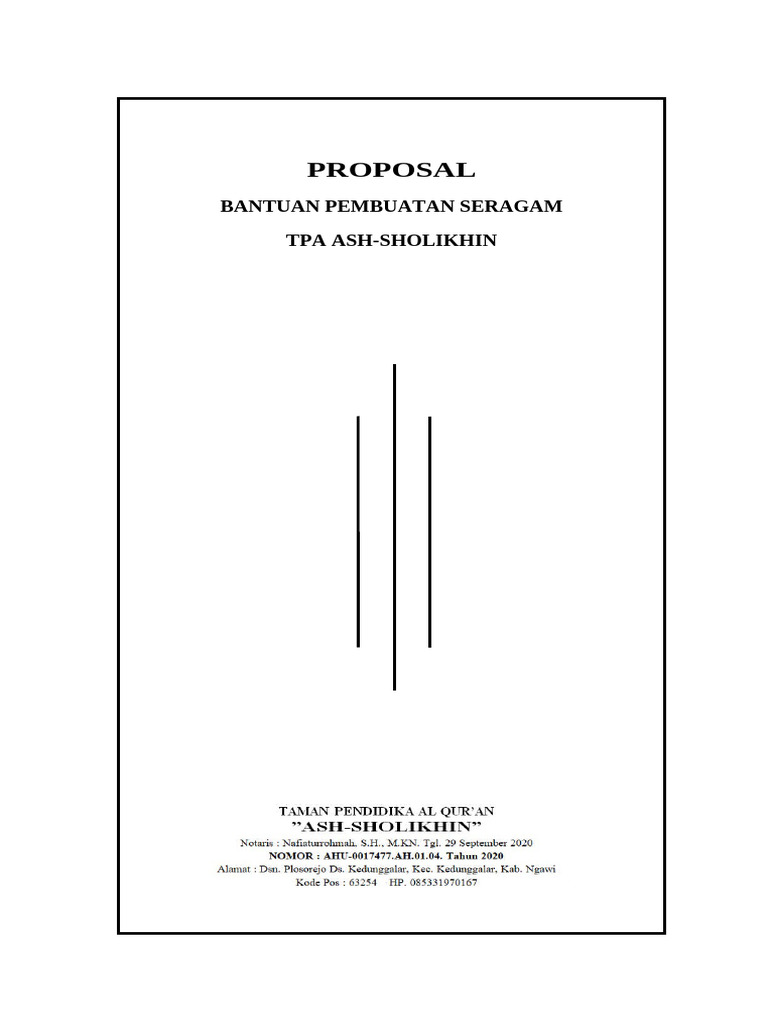 Sampul Proposal | PDF