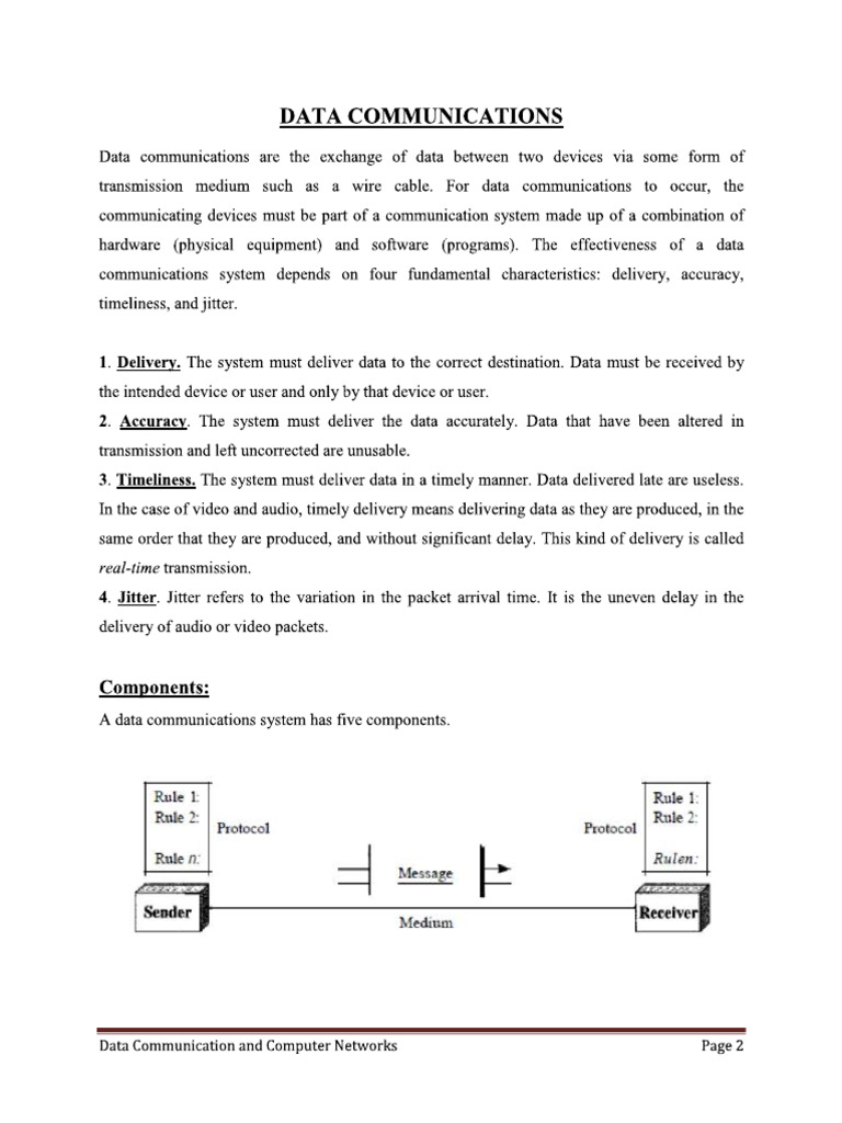 Data Comm | PDF