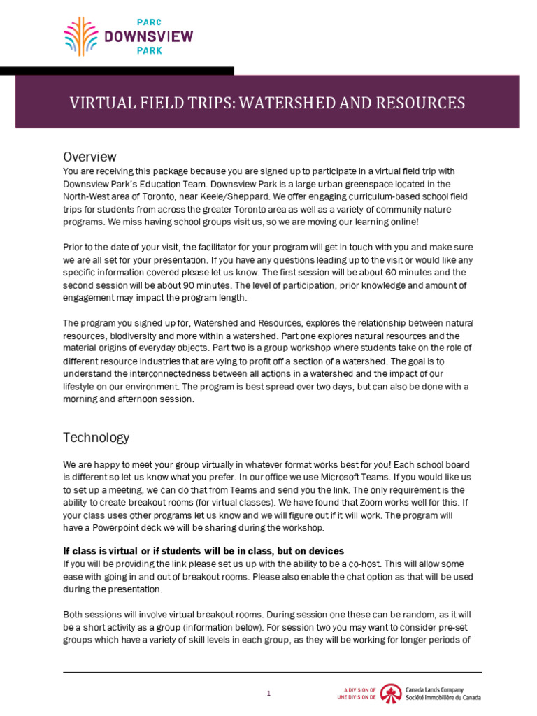 Watersheds and Resources Program | PDF | Microsoft Power Point | Learning